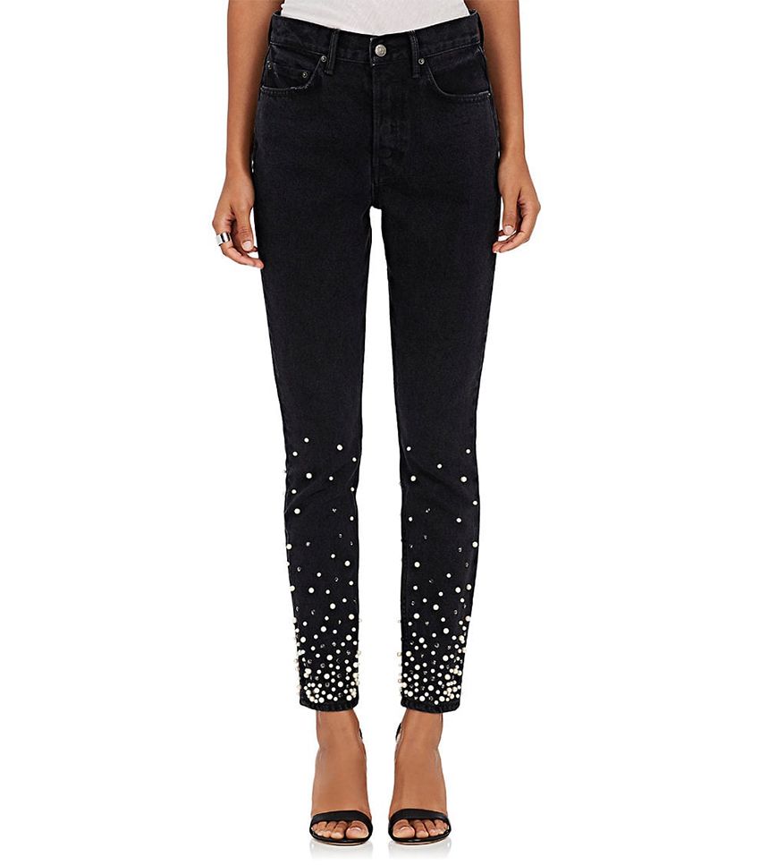 Shop the Internet's Prettiest Pearl Jeans | Who What Wear