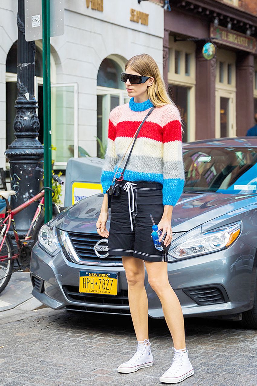 21 Pretty Outfits With White Converse | Who What Wear