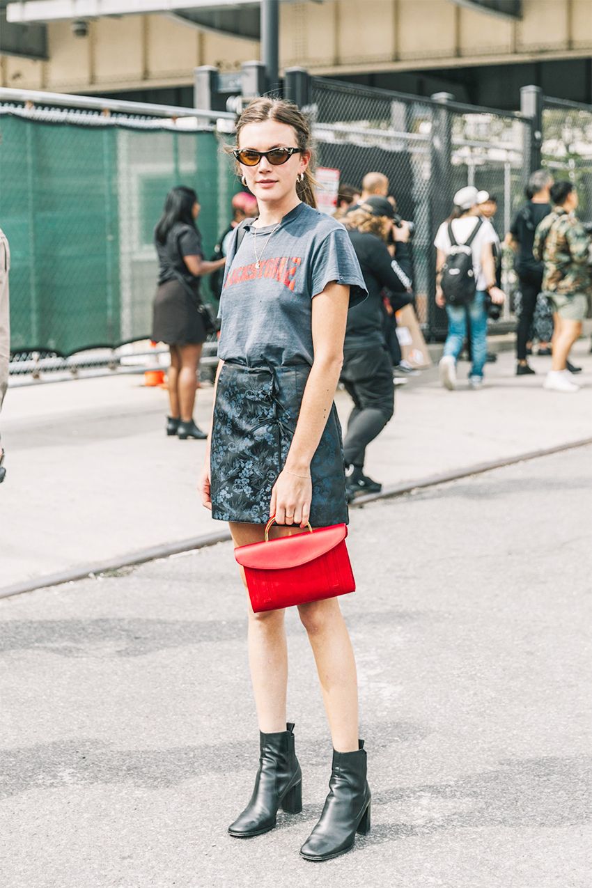 These Are Our Go-To High-Waisted Skirt Outfits | Who What Wear