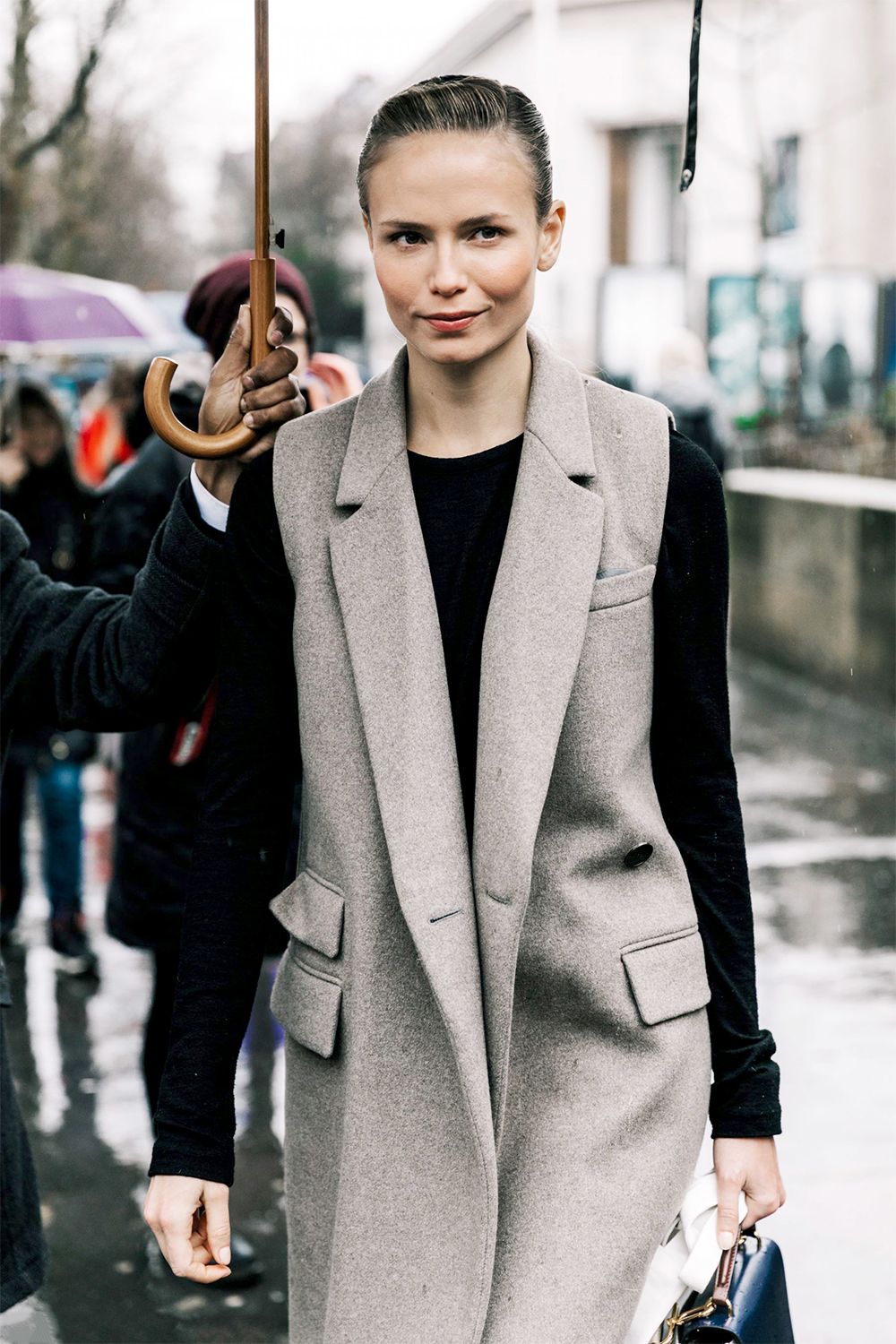 The Gray-and-Black Outfits We're Copying From Celebs | Who What Wear