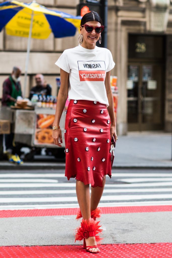 These Are the Most Eye-Catching Street Style Shoes of 2017 | Who What Wear