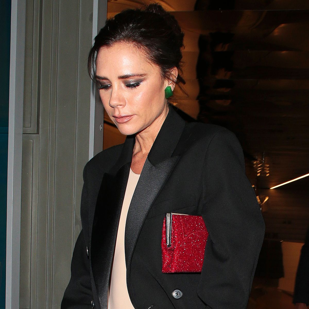 Victoria Beckham's Pretty Ruby Red Dorothy Heels | Who What Wear
