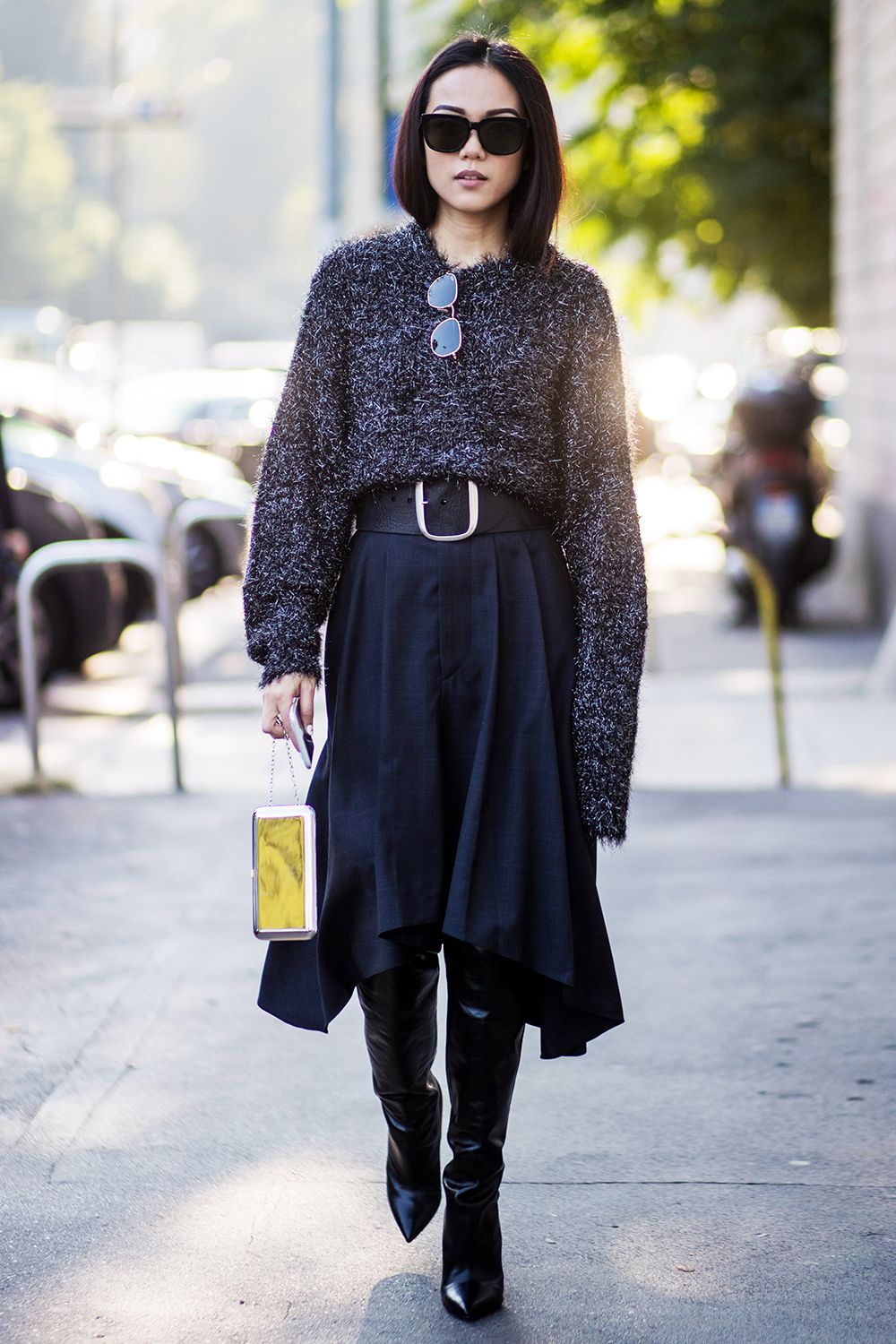 Get Inspired With Our Roundup of All-Black Work Outfits | Who What Wear