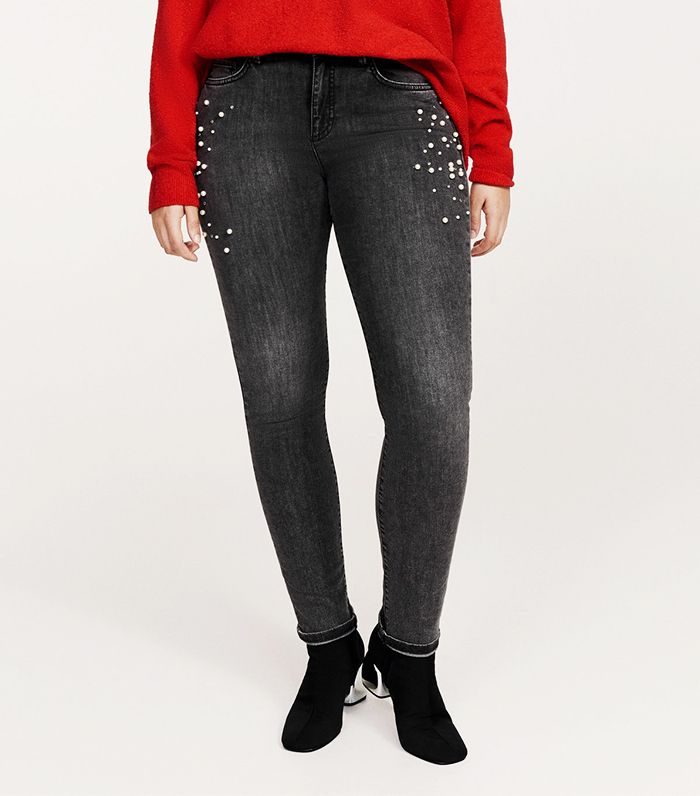 Plus-Size Embellished Jeans | Who What Wear