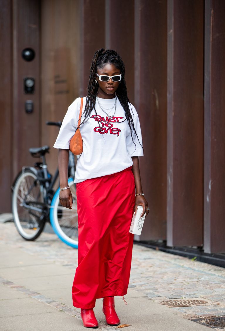 25 Stylish Red Boot Outfits to Wear Year Around | Who What Wear