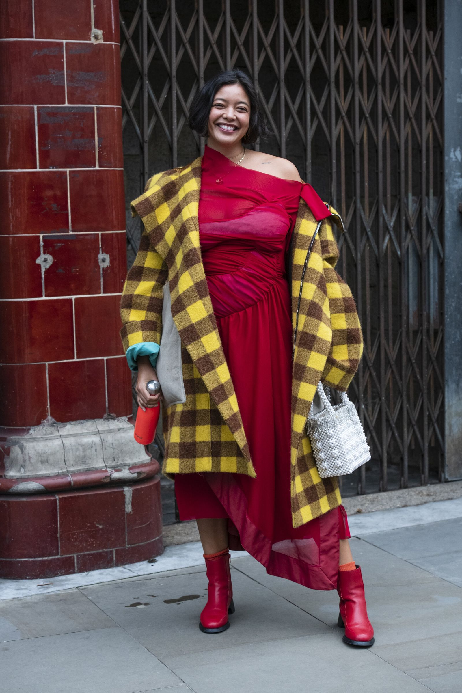 25 Stylish Red Boot Outfits to Wear Year Around | Who What Wear