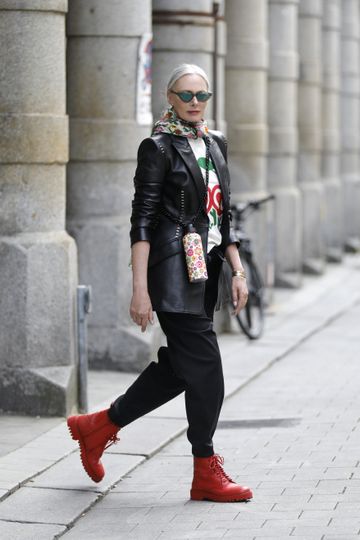 25 Stylish Red Boot Outfits to Wear Year Around | Who What Wear