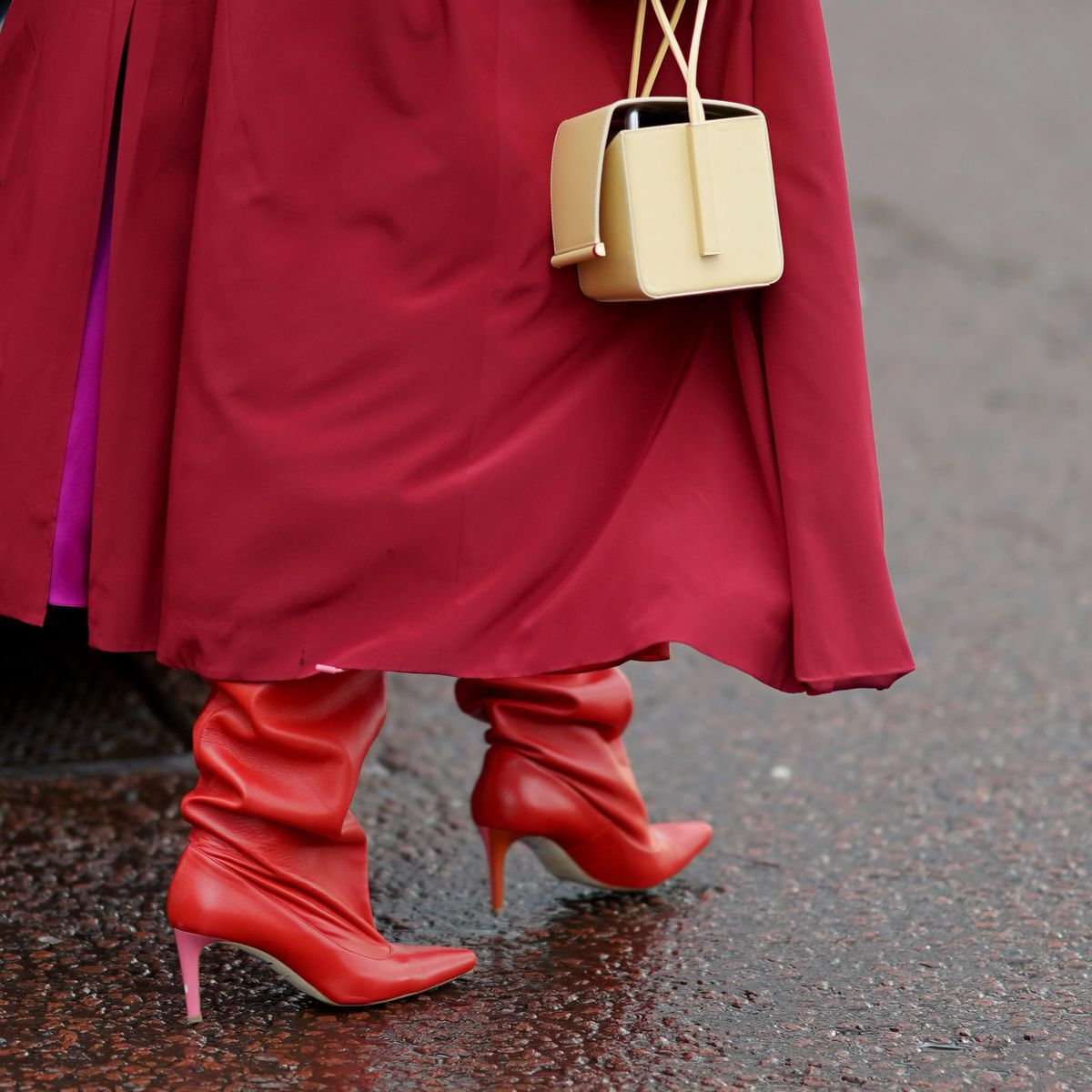 25 Stylish Red Boot Outfits to Wear Year Around | Who What Wear
