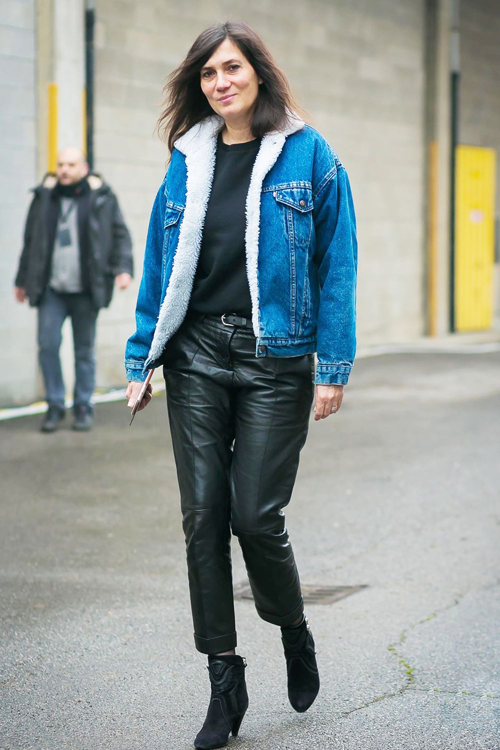 15 Ways to Layer a Denim Jacket for Winter | Who What Wear