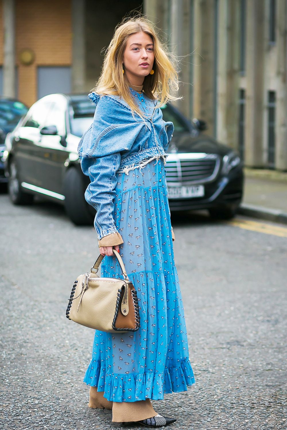 15 Ways to Layer a Denim Jacket for Winter | Who What Wear