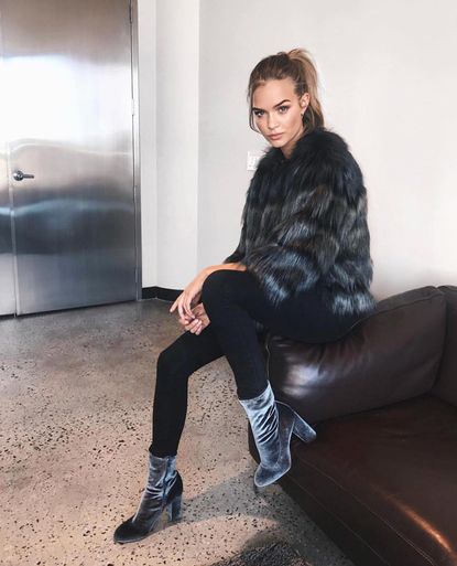 Velvet Boots That Will Freshen Up Your Jeans | Who What Wear