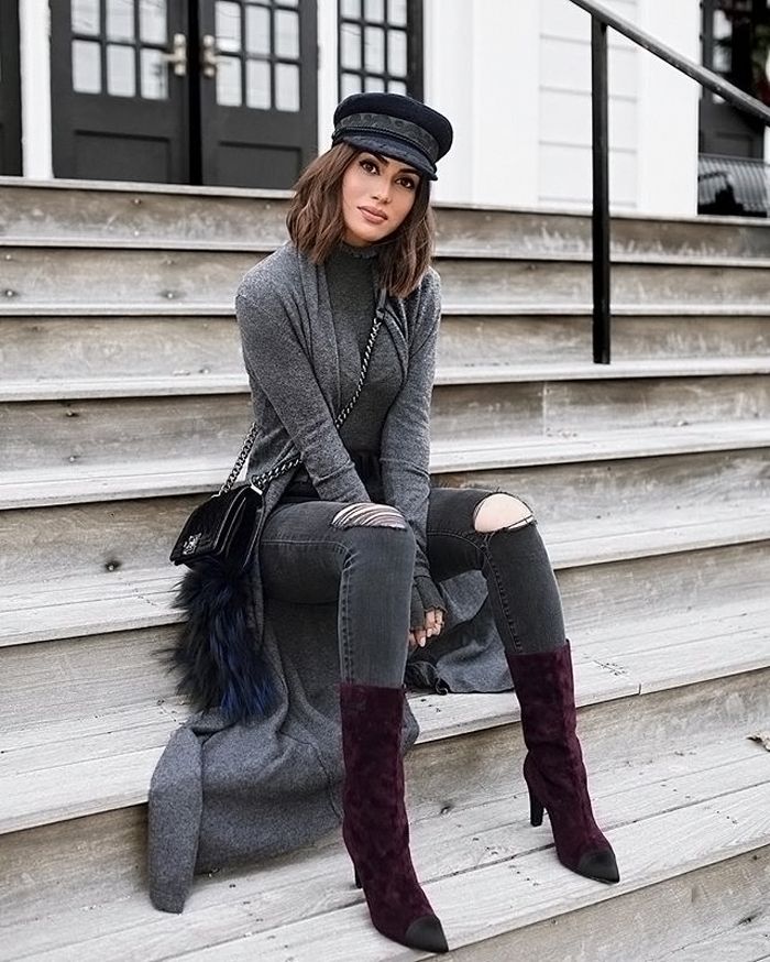 Velvet Boots That Will Freshen Up Your Jeans | Who What Wear