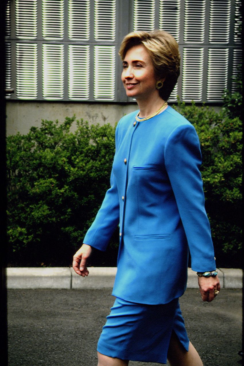 The Best Hillary Clinton Outfits in History | Who What Wear