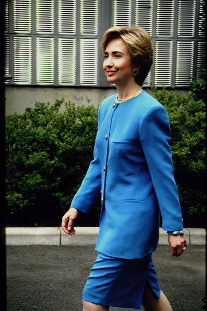 The Best Hillary Clinton Outfits in History | Who What Wear