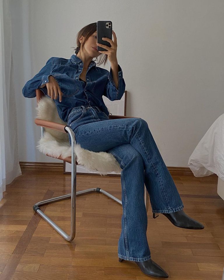 10 Denim Shirt Outfits That Are Casual and Cool | Who What Wear