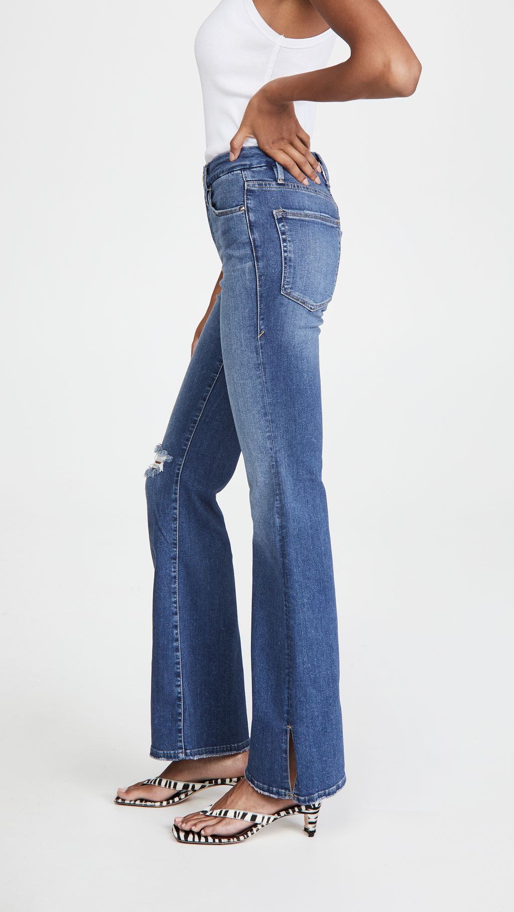 15 Flared Jean Outfits to Copy Now | Who What Wear