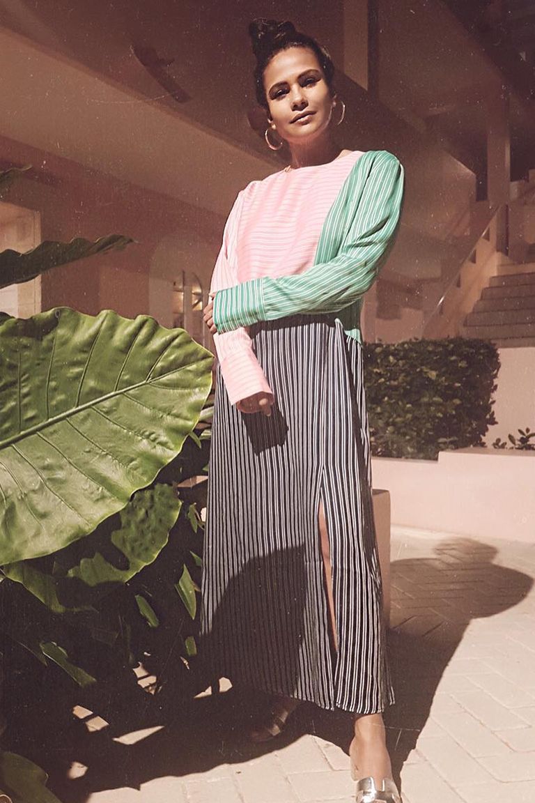 How Women Are Actually Styling Spring's #1 Color Trend | Who What Wear