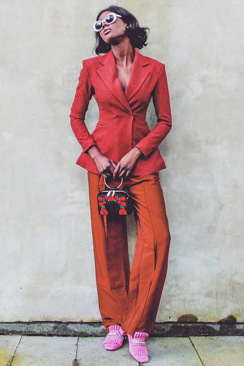 How Women Are Actually Styling Spring's #1 Color Trend | Who What Wear