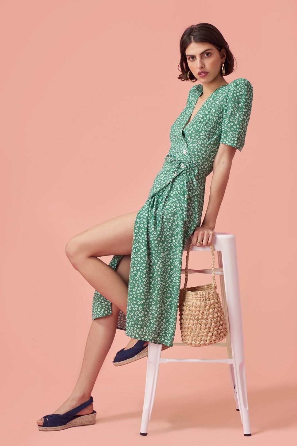 Best Green Printed Midi Dresses for Summer | Who What Wear