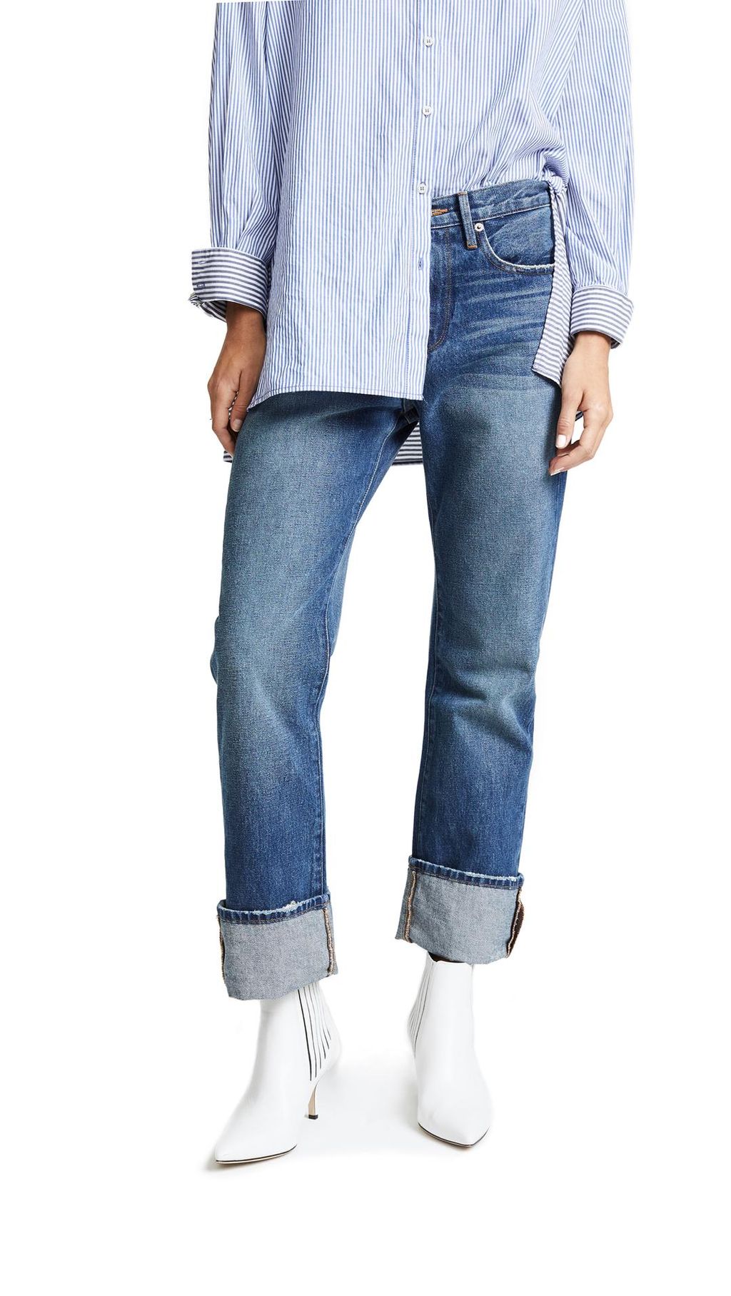 The 17 Best Cuffed Jeans for Every Season | Who What Wear