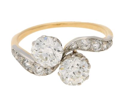 We're Seeing 2-Stone Engagement Rings Everywhere | Who What Wear