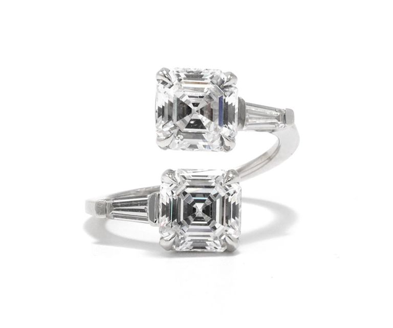 We're Seeing 2-Stone Engagement Rings Everywhere | Who What Wear