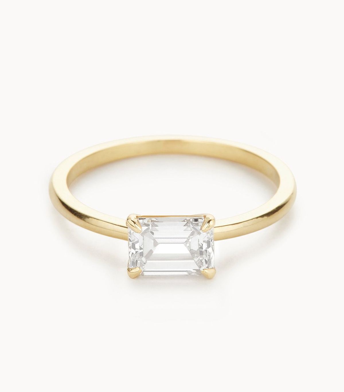 21 Minimalist Engagement Rings for the Modern Bride | Who What Wear