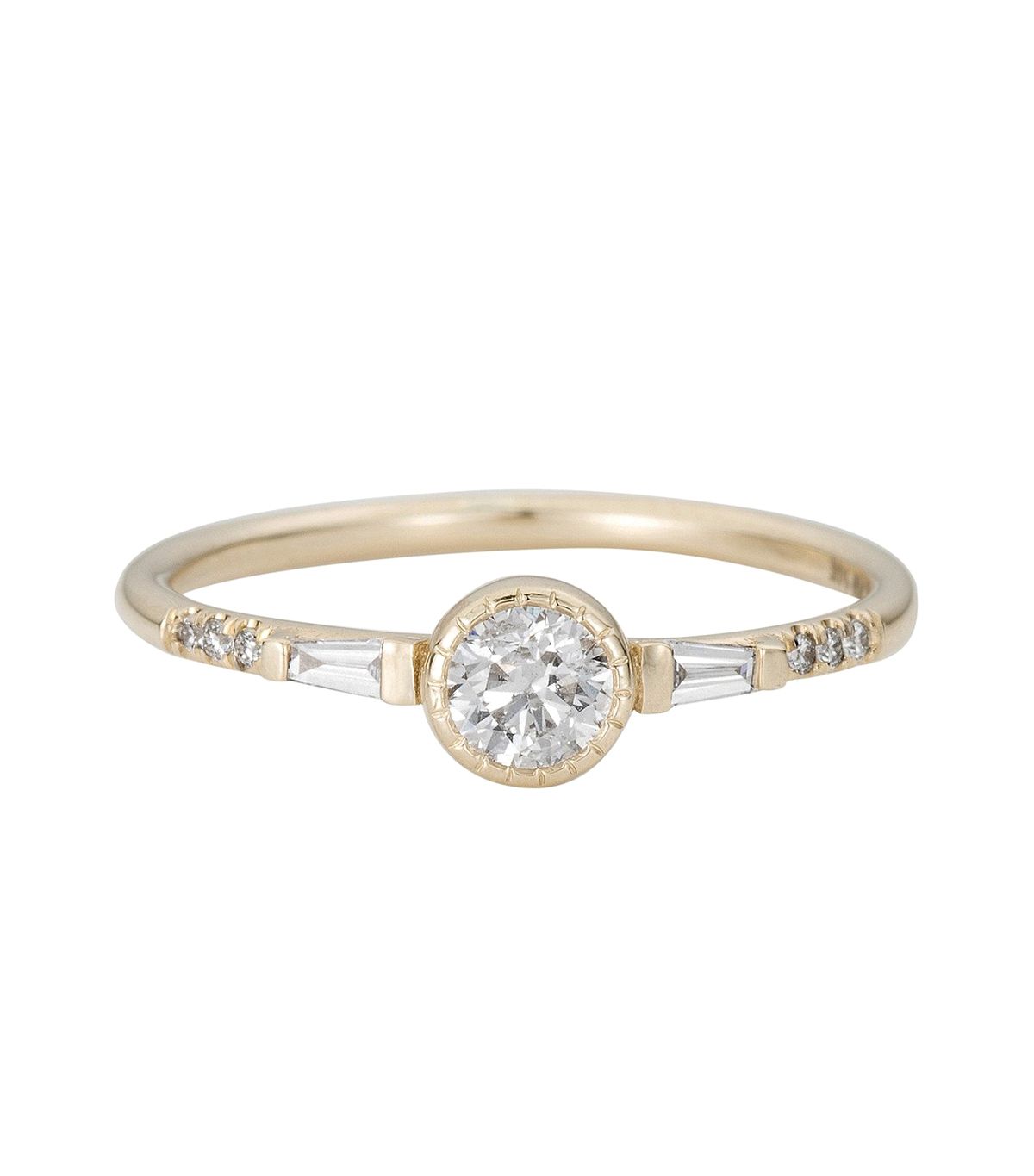 21 Minimalist Engagement Rings for the Modern Bride | Who What Wear