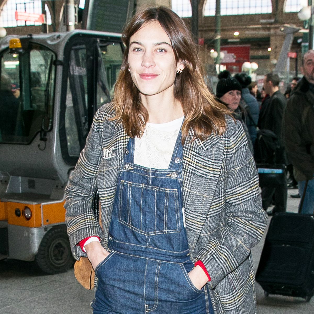 Alexa Chung Superga Sneakers Outfit | Who What Wear