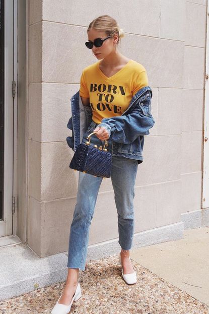 15 Looks That Prove Double Denim Will Never Be "Out" | Who What Wear
