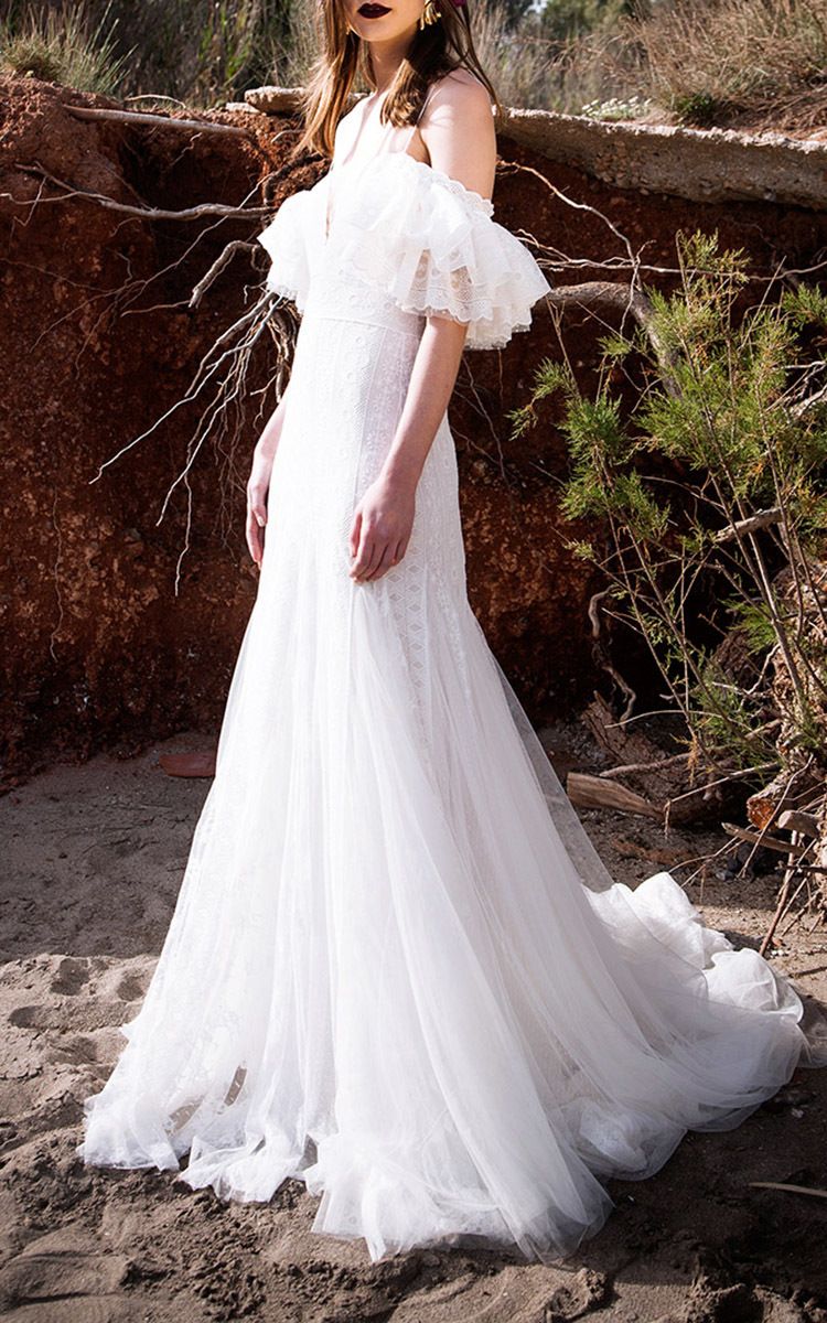 Here Are Some Very Pretty Off-the-Shoulder Wedding Dresses | Who What Wear