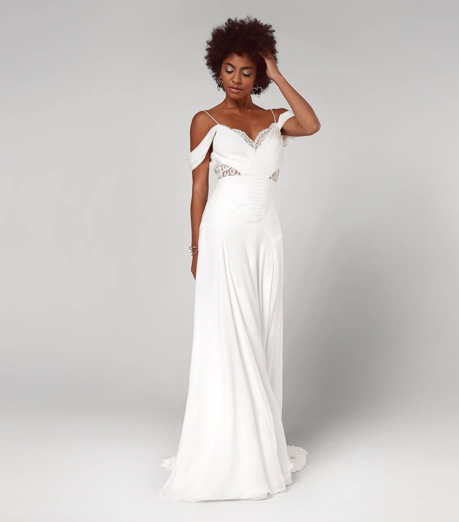 Here Are Some Very Pretty Off-the-Shoulder Wedding Dresses | Who What Wear