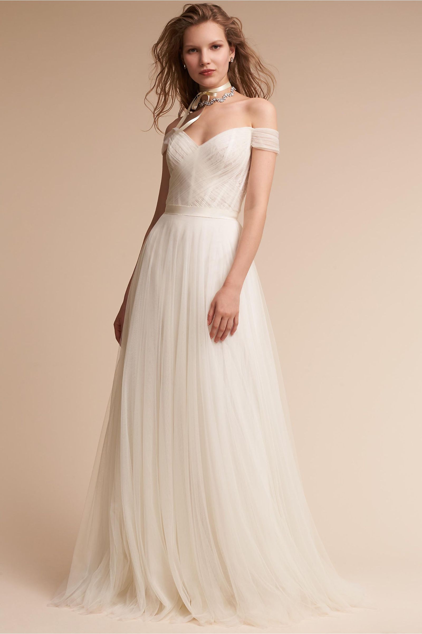Here Are Some Very Pretty Off-the-Shoulder Wedding Dresses | Who What Wear