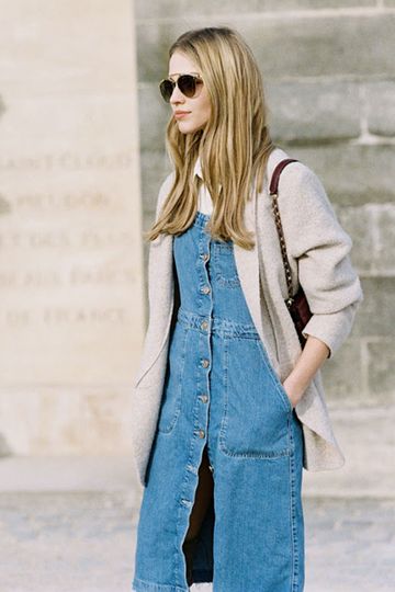 8 Denim Dress Outfits to Wear This Spring | Who What Wear
