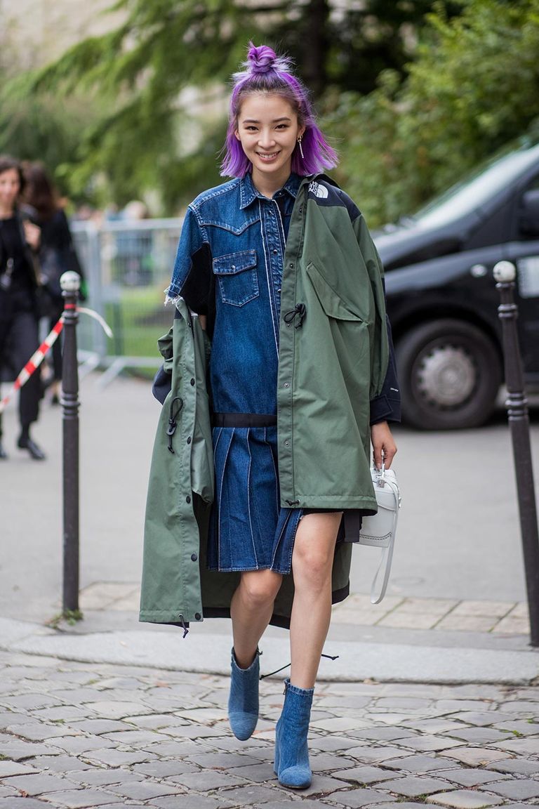 8 Denim Dress Outfits to Wear This Spring | Who What Wear