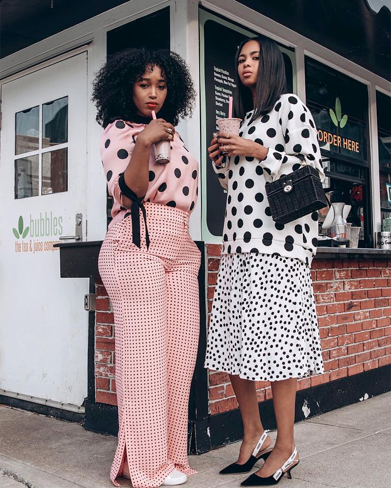 The Best Polka-Dot Outfits on the Internet Right Now | Who What Wear