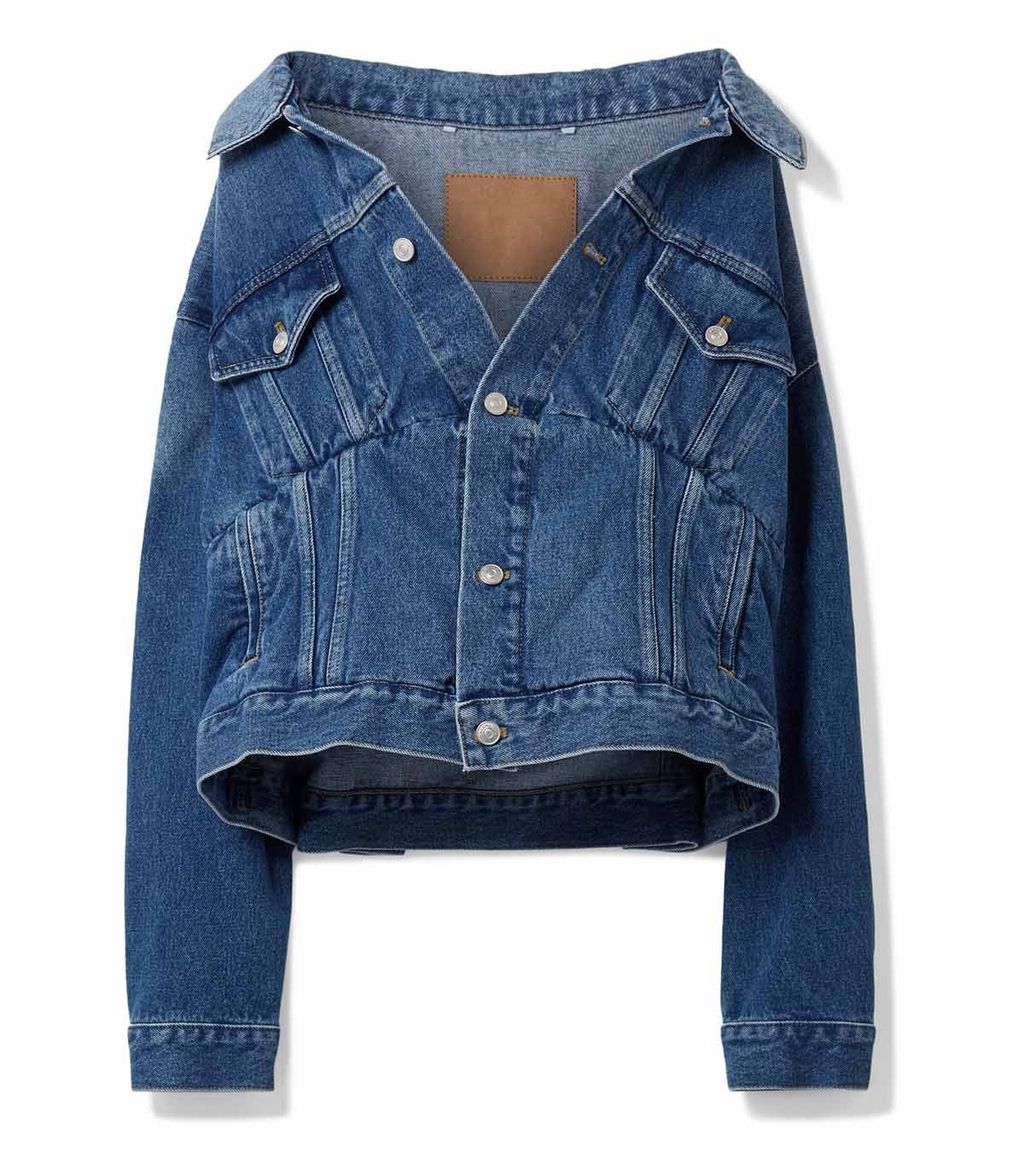 6 Off-the-Shoulder Jean Jacket Looks We Love | Who What Wear