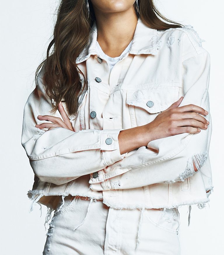 The Colored Denim Jacket Trend: Trust Us—It's a Thing | Who What Wear