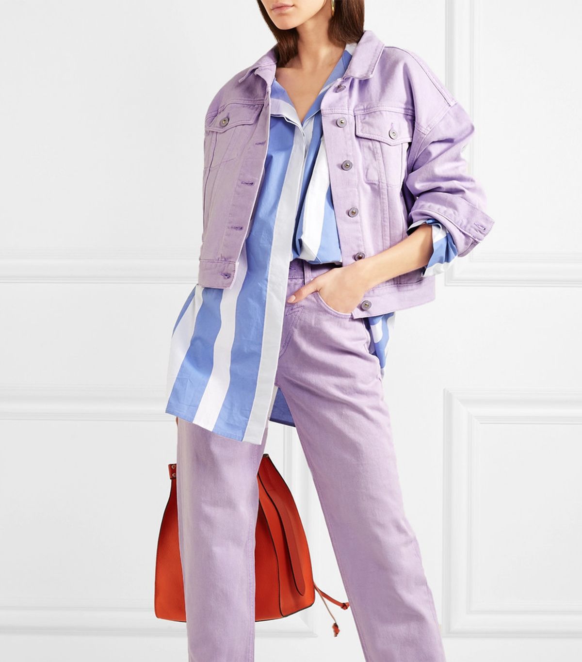 The Colored Denim Jacket Trend: Trust Us—It's a Thing | Who What Wear