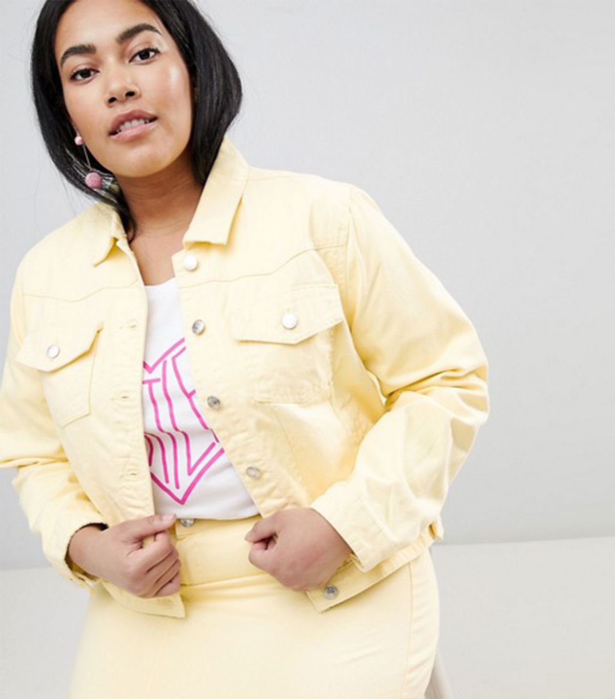 The Colored Denim Jacket Trend: Trust Us—It's a Thing | Who What Wear