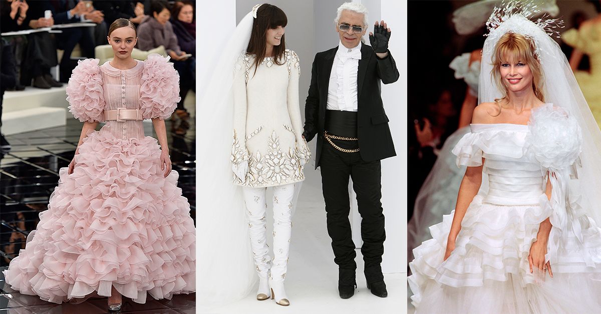 The Most Incredible Chanel Wedding Dresses Ever Created | Who What Wear