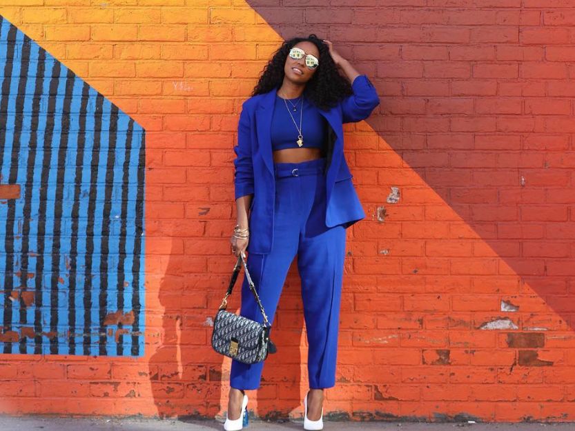 20 All-Blue Outfits to Try | Who What Wear