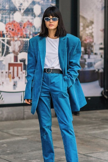20 All-Blue Outfits to Try | Who What Wear