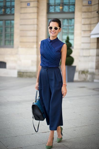 20 All-Blue Outfits to Try | Who What Wear