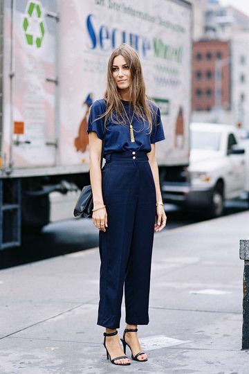20 All-Blue Outfits to Try | Who What Wear