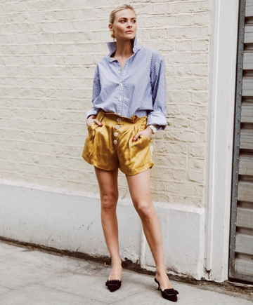 9 Ways to Wear Heels With Shorts for Summer | Who What Wear