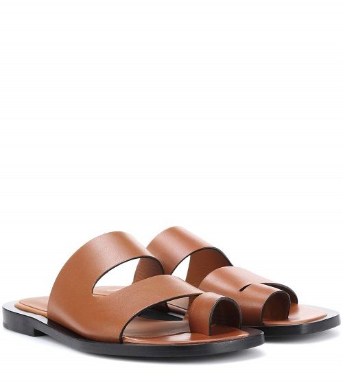 The 15 Best Leather Slides for Summer | Who What Wear
