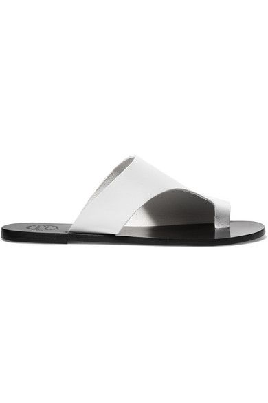 The 15 Best Leather Slides for Summer | Who What Wear