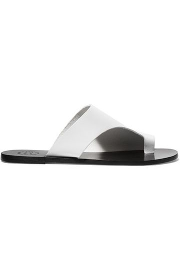 The 15 Best Leather Slides for Summer | Who What Wear