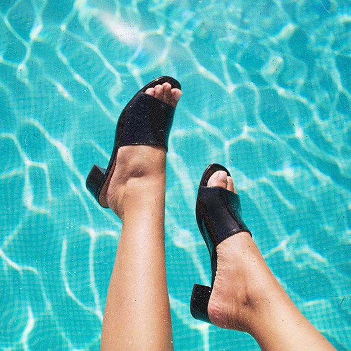 The 15 Best Leather Slides for Summer | Who What Wear